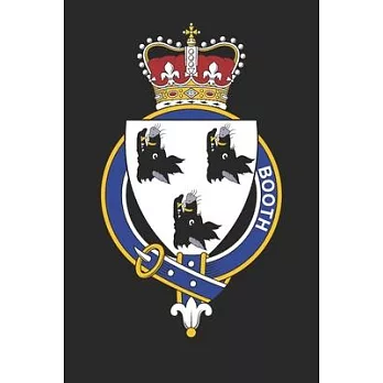 博客來-Booth: Booth Coat of Arms and Family Crest Notebook Journal (6 x 9 ...