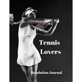 博客來-Tennis Lovers Resolution Journal: 130 Page Journal with ...