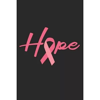 博客來-Hope: Notebook A5 Size, 6x9 inches, 120 lined Pages, Breast Cancer ...