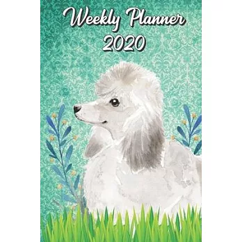博客來-Weekly Planner 2020: Poodle 2020 Weekly Calendar with Room for ...