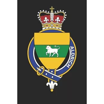 博客來-Aldrich: Aldrich Coat of Arms and Family Crest Notebook Journal (6 ...