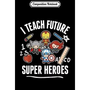 博客來-Composition Notebook: Marvel Avengers Classic I Teach Super Heroes ...