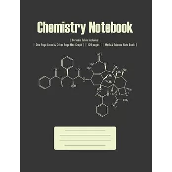博客來-Chemistry Notebook: Lined & Hex Graph Hexagonal Graph Class Note ...