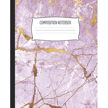 博客來-Composition Notebook: Wide Ruled Notebook Pink Raspberry Gold ...