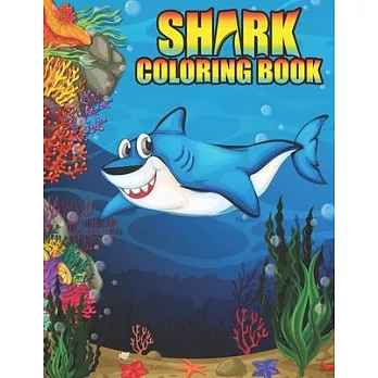 博客來-Shark coloring Book: Shark coloring Book for Kids, toddlers, Baby ...