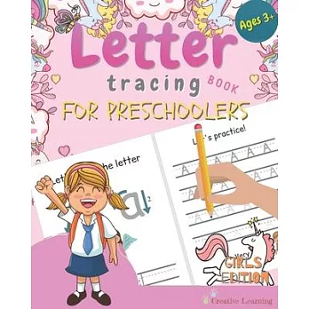 博客來-Letter Tracing Book for Preschoolers: Letter Tracing for ...