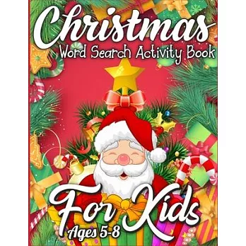 博客來-Christmas Word Search Activity Book for Kids Ages 5-8: A Christmas ...