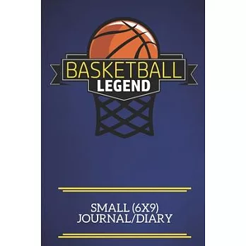 博客來-Basketball Legend Small (6x9) Journal/Diary: A fun note book ...
