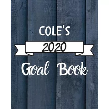 博客來-Cole’’s 2020 Goal Book: 2020 New Year Planner Goal Journal Gift for ...