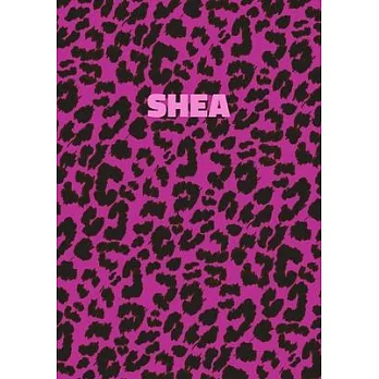 博客來-Shea: Personalized Pink Leopard Print Notebook (Animal Skin Pattern ...