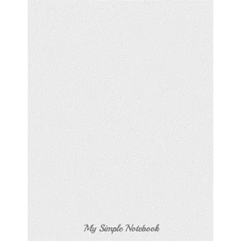 博客來-My Simple Notebook: Dot Grid Notebook-Light Gray with White Dots ...