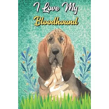 博客來-I Love My Bloodhound: Bloodhound Notebook and Journal with Bible ...