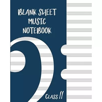 博客來-Blank Sheet Music Composition Manuscript Staff Paper Art Music ...