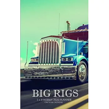 博客來-Big Rigs 5 x 8 Weekly 2020 Planner: One Year Calendar
