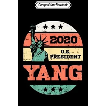 博客來-Composition Notebook: 2020 US President Yang Liberty Statue Retro ...