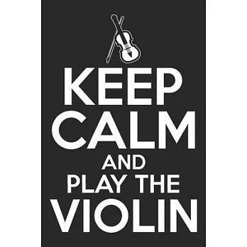 博客來-Keep Calm And Play The Violin: Violin Notebook Blank Dot Grid ...