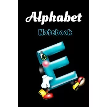 博客來-Alphabet Letter E: School Notebook Gift For Kids Gift: Lined ...