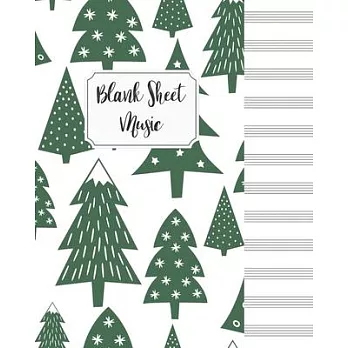 博客來-Blank Sheet Music Composition Manuscript Staff Paper Art Music ...