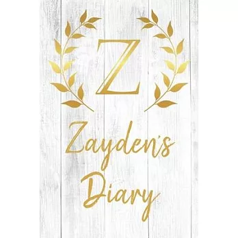 博客來-Zayden’’s Diary: Personalized Diary for Zayden / Journal / Notebook ...