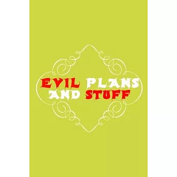 博客來-Evil Plans And Stuff: Funny Office Notebook Journal For Coworkers ...