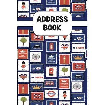 博客來-Address Book: Cute Address Book with Alphabetical Organizer, Names ...