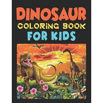 博客來-Dinosaur Coloring Book For Kids: A Dinosaur Activity Book Adventure ...