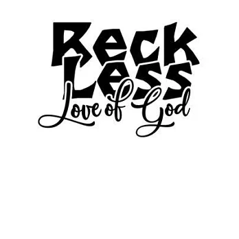 博客來-Reckless love of god: Christian Notebook: 8.5x11 Composition ...