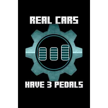 博客來-Real Cars Have 3 Pedals: 6x9 120 pages dot grid - Your personal Diary