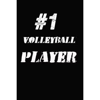 博客來-#1 Volleyball Player Notebook: Lined Notebook / Journal Gift, 120 ...