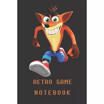 博客來-Retro Game Notebook: Crash Bandicoot Edition - College Ruled ...