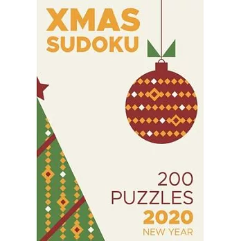 博客來-XMAS Sudoku: 200 Fun 6x6 Christmas Sudoku Puzzles (Large Print)