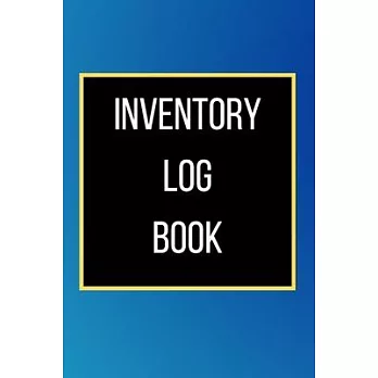 博客來-Inventory Log Book: 120 pages: Size = 6 x 9 inches (double-sided ...