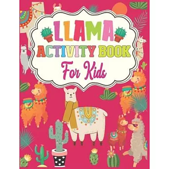 博客來-Llama Activity Book For Kids: A Fun Kid Workbook Game For Learning ...