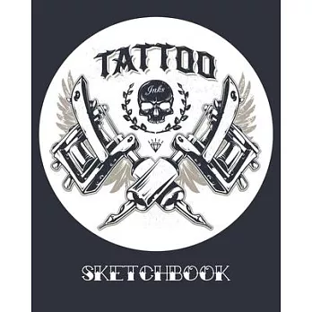 博客來-Tattoo Sketchbook: 8x10 Tattoo Planner and Sketchbook For Tattoo ...