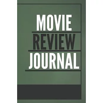 博客來-Movie Review Journal: Film Review & Rating Journal for Film Lovers ...