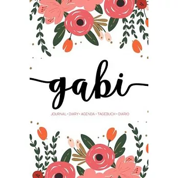 博客來-Gabi: Journal - Diary - Agenda - Tagebuch - Diario: 150 pages ...