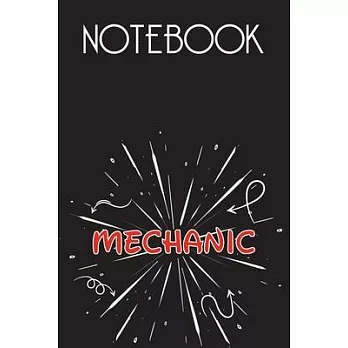 博客來-MECHANIC Notebook, Simple Design: Notebook /Journal Gift, Simple ...
