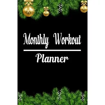 博客來-Monthly Workout Planner: 30 Day Workout Challenge Book To Lose ...