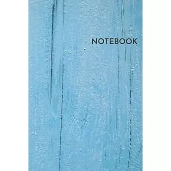博客來-Notebook: Bleu Wood Turquoise Blank Lined Journal 6x9 Inches 100 Pages Writing Notebook