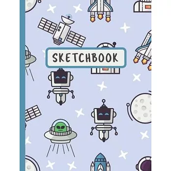 博客來-Sketchbook: Large Notebook for Drawing, Doodling or Sketching: 108 ...