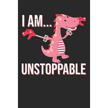 博客來-I Am Unstoppable T-Rex Dinosaur Claw: College Ruled I Am ...