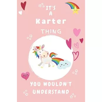 博客來-It’’s A Karter Thing You Wouldn’’t Understand: Personalized Karter ...