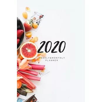 博客來-2020 Weekly & Monthly Planner: 6X9 Size - Glossy Soft Cover - Multi ...