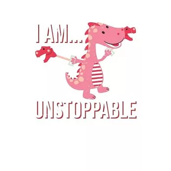 博客來-I Am Unstoppable T-Rex Dinosaur Claw: College Ruled I Am ...