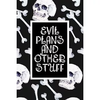 博客來-Evil Plans and other Stuff: Funny Office Notebook/Journal - Large ...