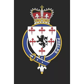 博客來-Phelps: Phelps Coat of Arms and Family Crest Notebook Journal (6 x ...