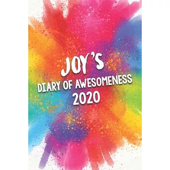 博客來-Joy’’s Diary of Awesomeness 2020: Unique Personalised Full Year ...