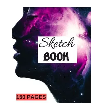 博客來-Sketch Book: Painting, Sketching or Doodling, 150 Pages, 8.5x11 ...