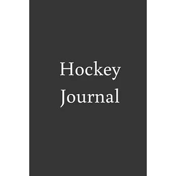 博客來-Hockey Journal: (100 Pages, College Lined Paper, 6x9)