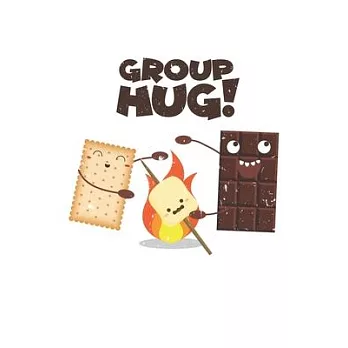 博客來-Group Hug Smores Chocolate Marshmallow: College Ruled Group Hug ...